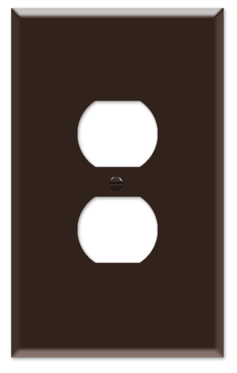 OVERSIZED Metal Outlet Cover, 1 Gang OVERSIZE Electrical Duplex Outlet ...