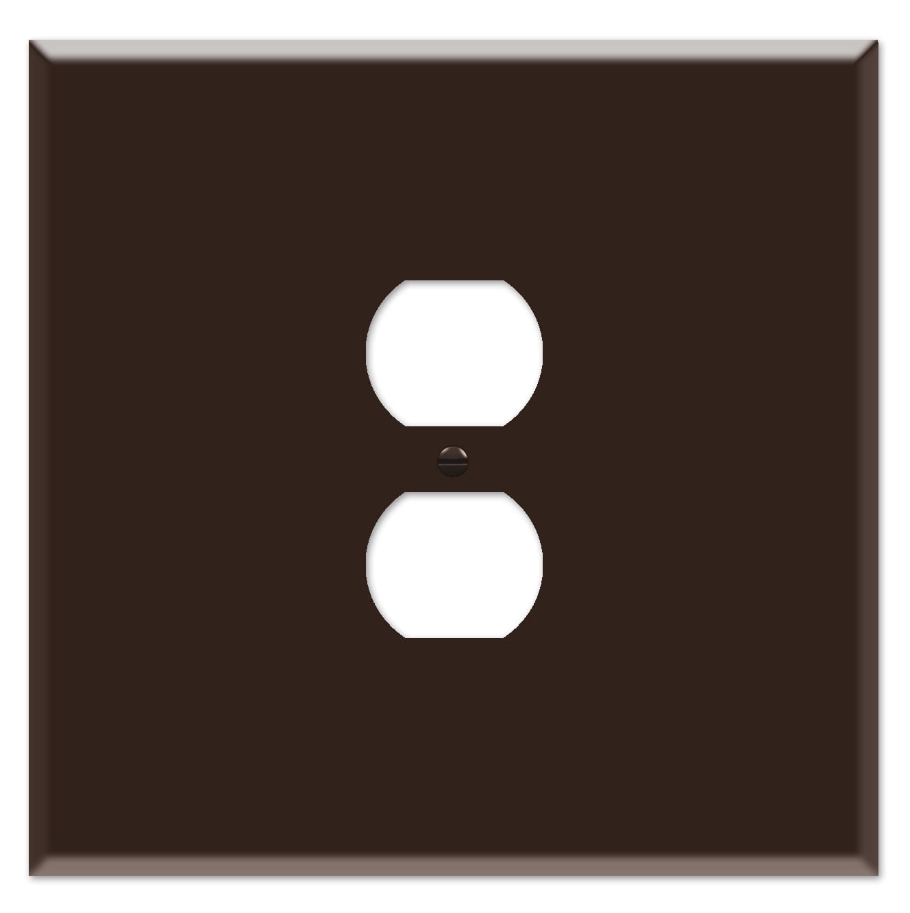 OVERSIZED Metal Outlet Cover, 2 Gang Jumbo Electrical Outlet Cover ...