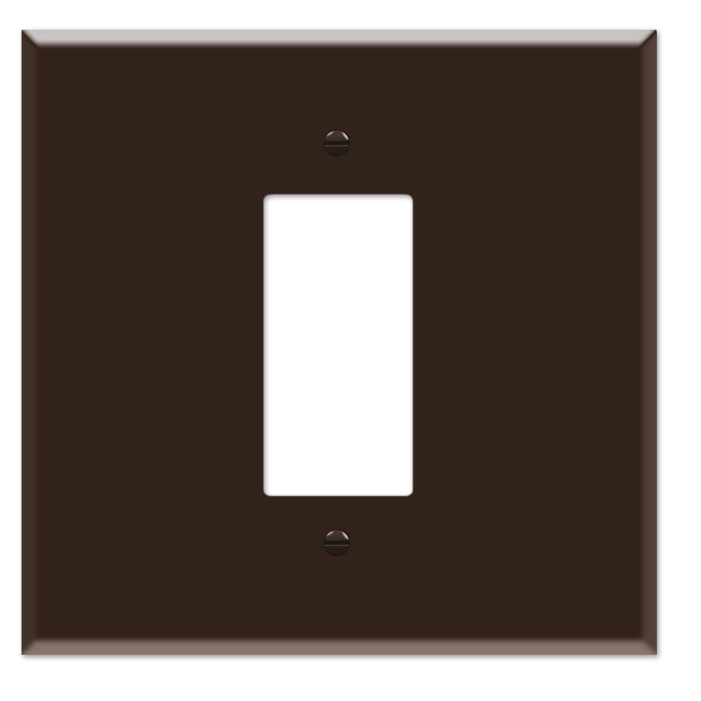 OVERSIZED Metal Switch Plate, 2 Gang Jumbo Decora Cover Plate (for 1 ...