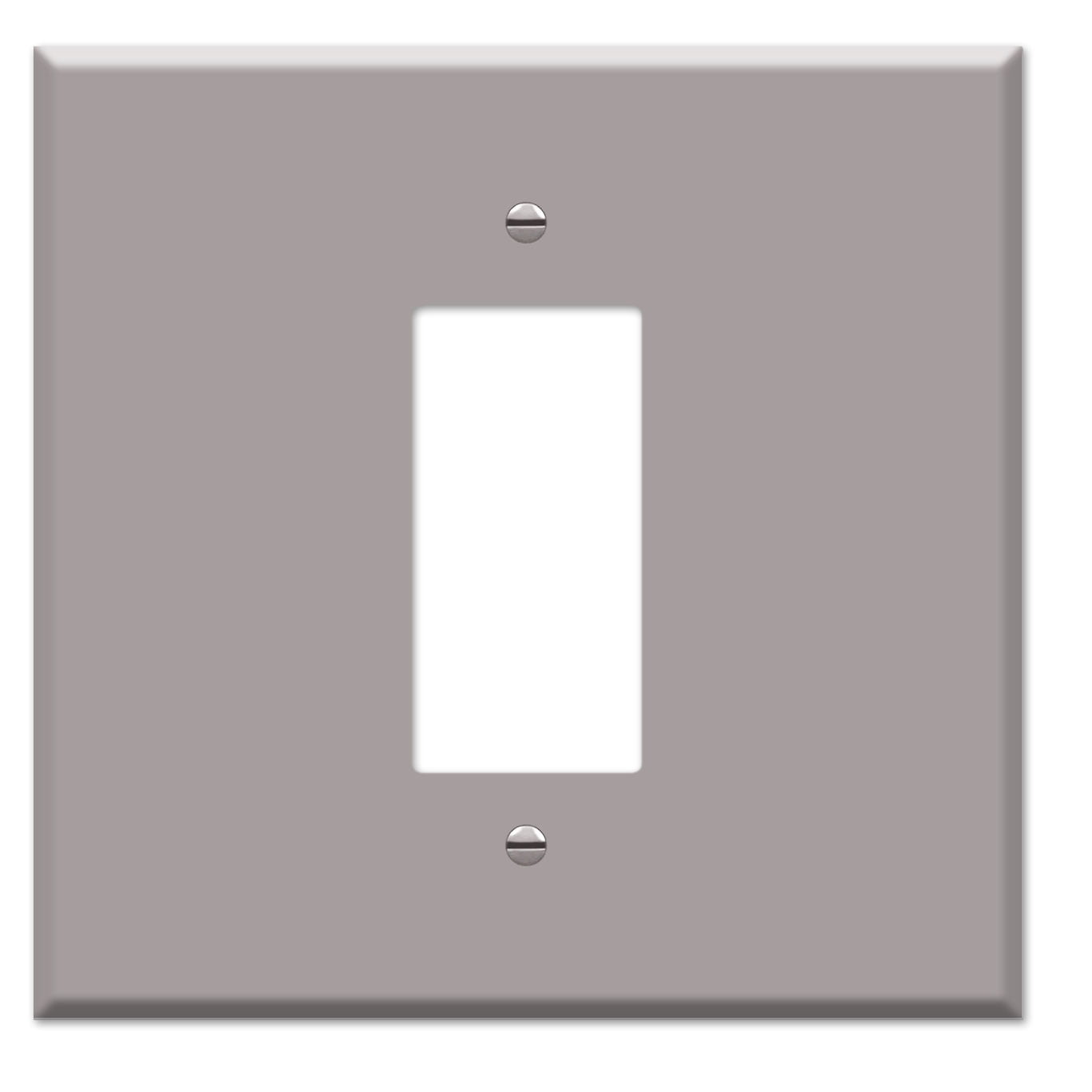 OVERSIZED Metal Switch Plate, 2 Gang Jumbo Decorator Cover Plate (for 1 ...