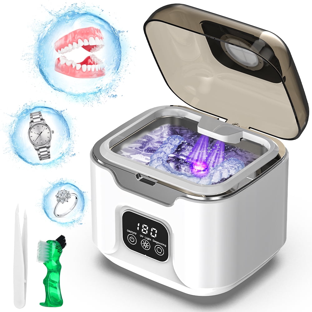 OVIMAZ Ultrasonic Retainer Cleaner, 48kHz Jewelry Cleaning Machine for ...