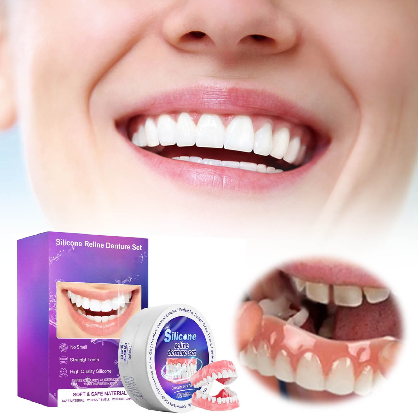 OVINYER Denture Modification Kit Beautiful Modification Of Teeth ...