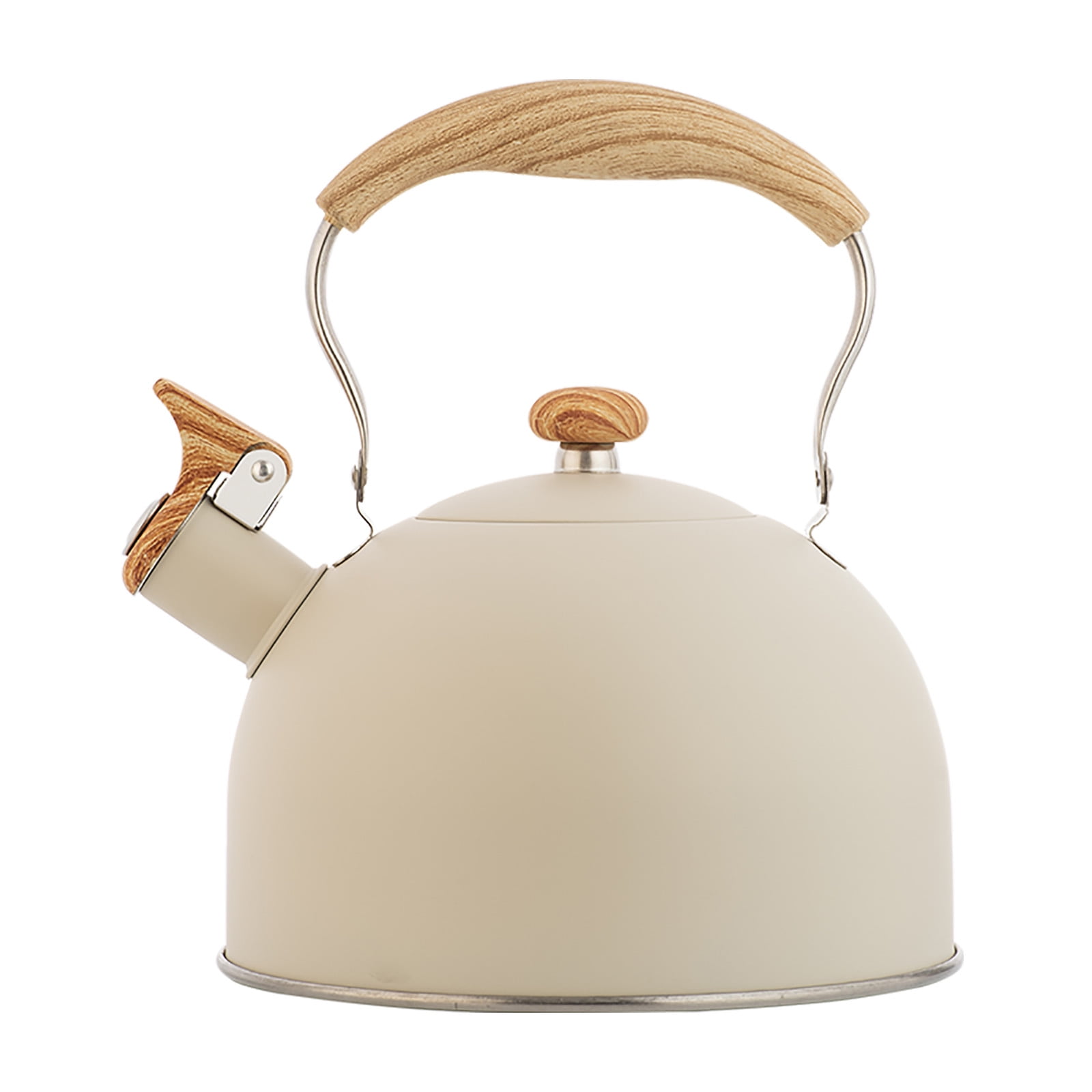 OVINYER Retro Stovetop Whistling Kettle，Tea Kettle Stainless Steel Tea ...