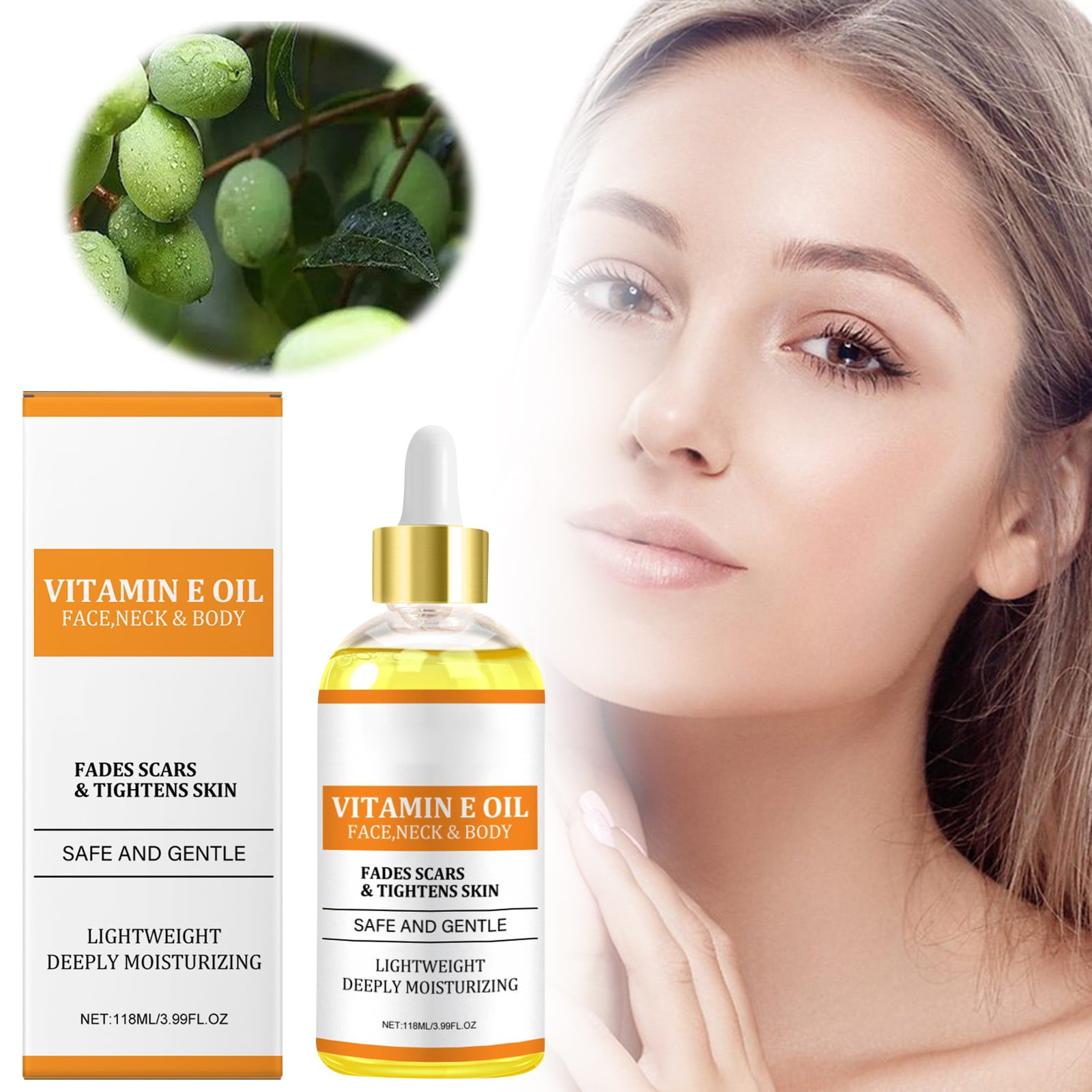 Ovinyer Vitamin E Skin Care Oil Effect Face And Body Skin Moisturizing And Smooth Massage Care