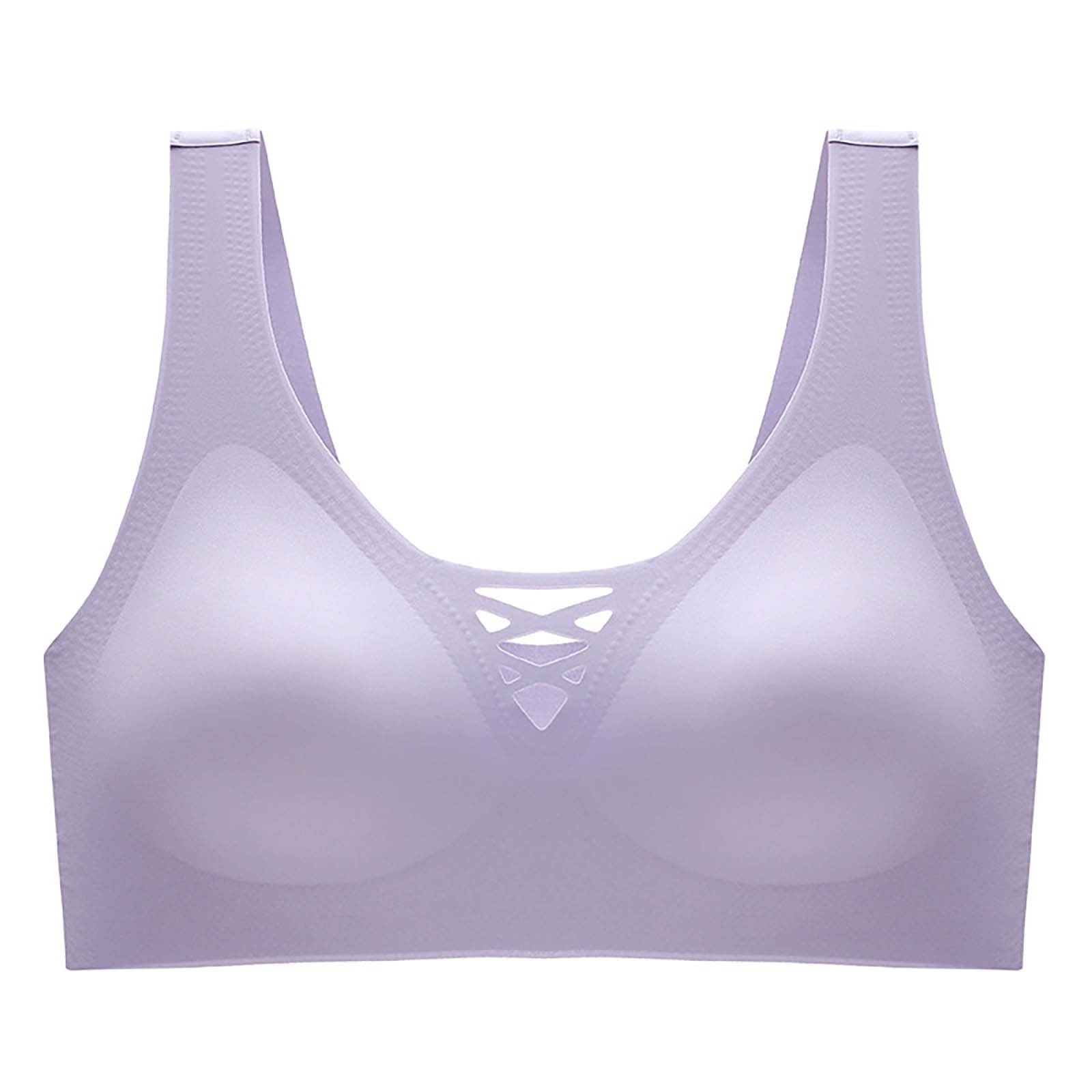 OVINYER Women's Bra Comfortable Stylish Wirefree Push Up Bra With Side ...