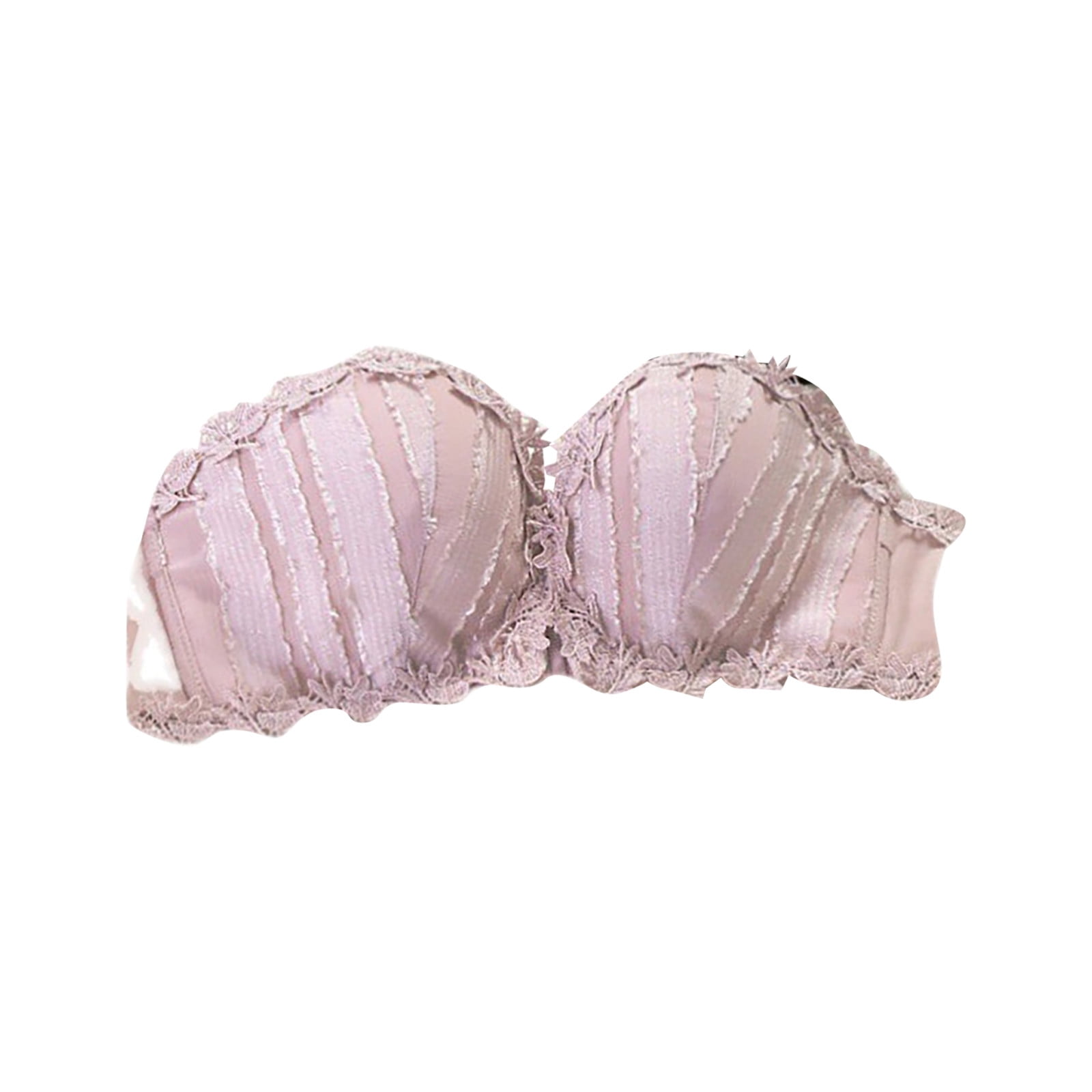 OVINYER Women's Bra Summer Lingerie Set: Small Chest Enhancing ...