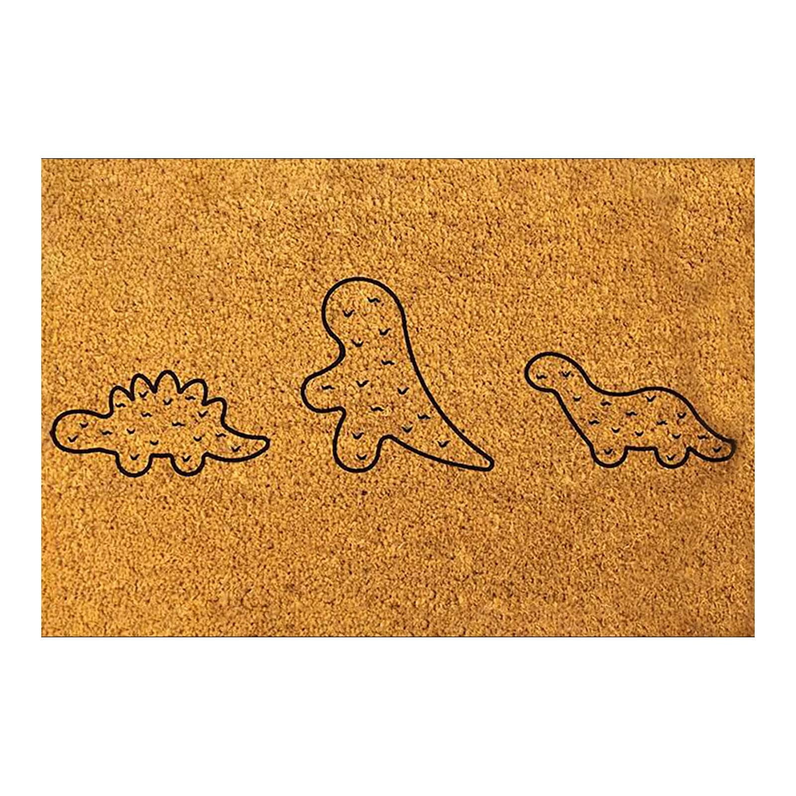 OVNVUSKG Funny Little Dinosaur Door Mat Anti Door Rug Entrance Front ...