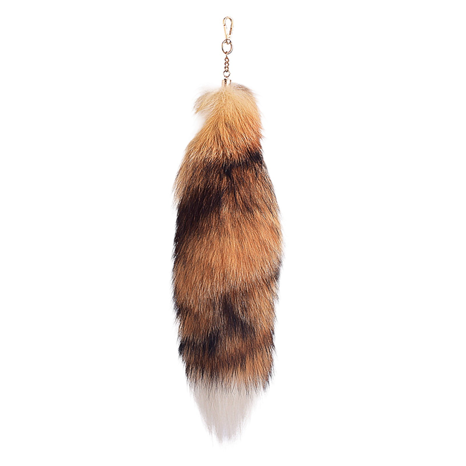 OVNVUSKG Man Made Animal Tail Key Chain Plush Tail Pendant Long Tail ...