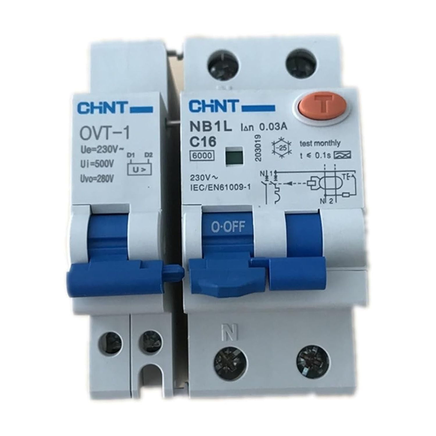 OVT-1 NB1L POV-1 Over Voltage Protection Sobretensiónes permanente Type ...