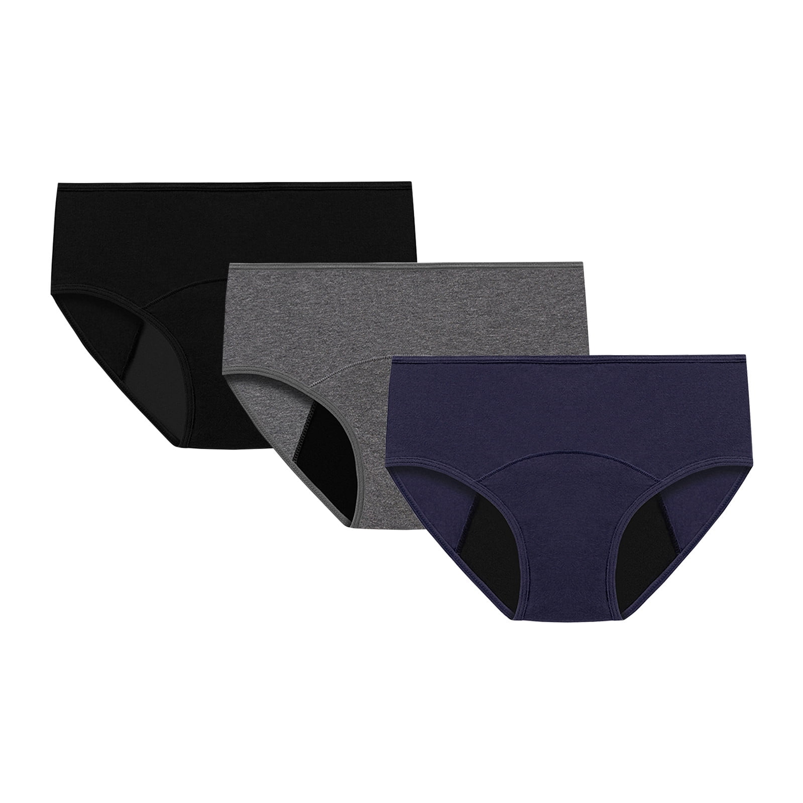 OVTICZA Period Panties Women Waterproof Plus Size Seamless Panties Low ...