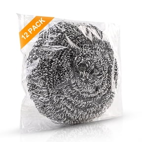 Household Essentials Stainless Steel Sponges and Scrubbing Pads