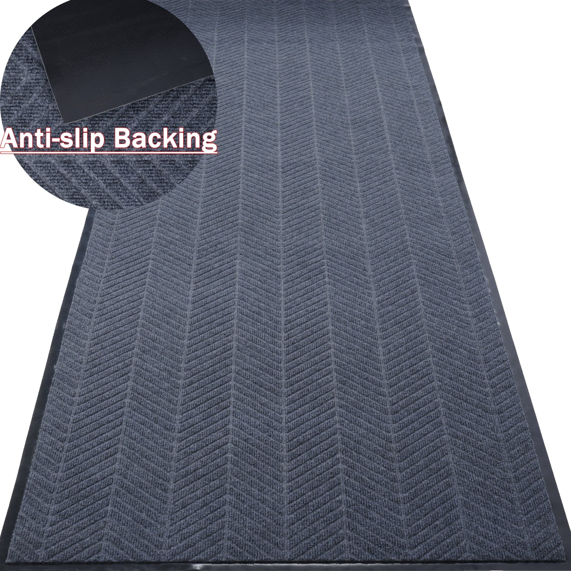 OVYEOFR 10 x 3 ft Commercial Floor Mat, Non-Slip Hallway Rugs Indoor ...