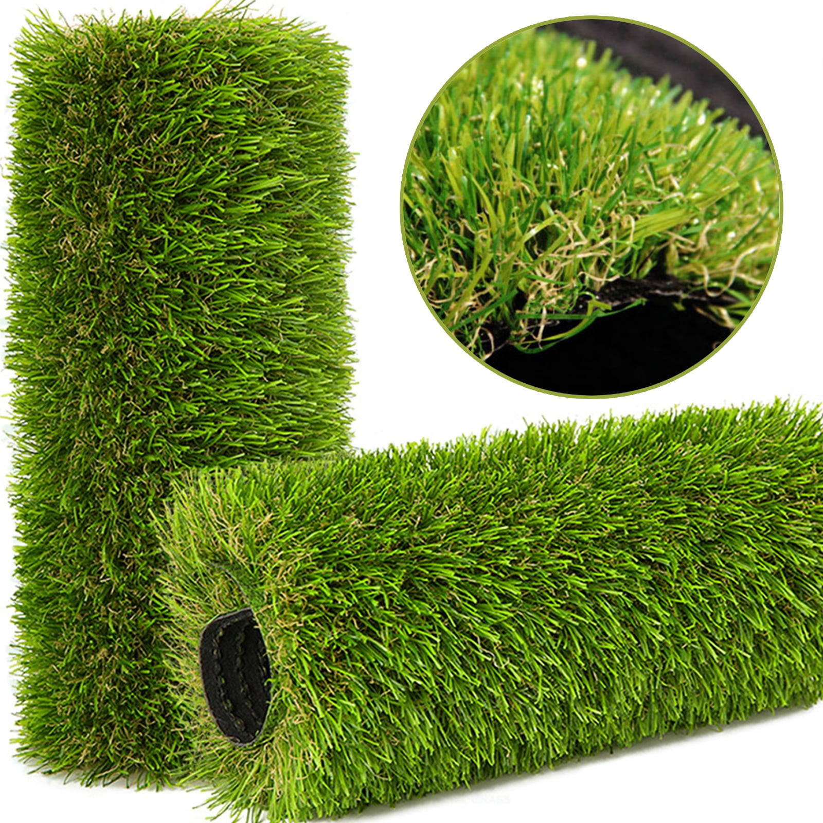 OVYEOFR 3.3' x 33' Artificial Grass Turf Thick Lawn Carpet for Indoor ...