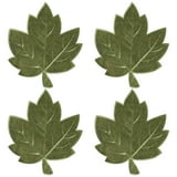 OVZME Embroidered Harvest Maple Leaf Placemats Set of 4 , Thanksgiving ...