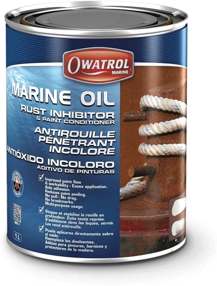OWATROL Marine Oil, Rust inhibitor, Boat Paint Conditioner, 1.06 US ...