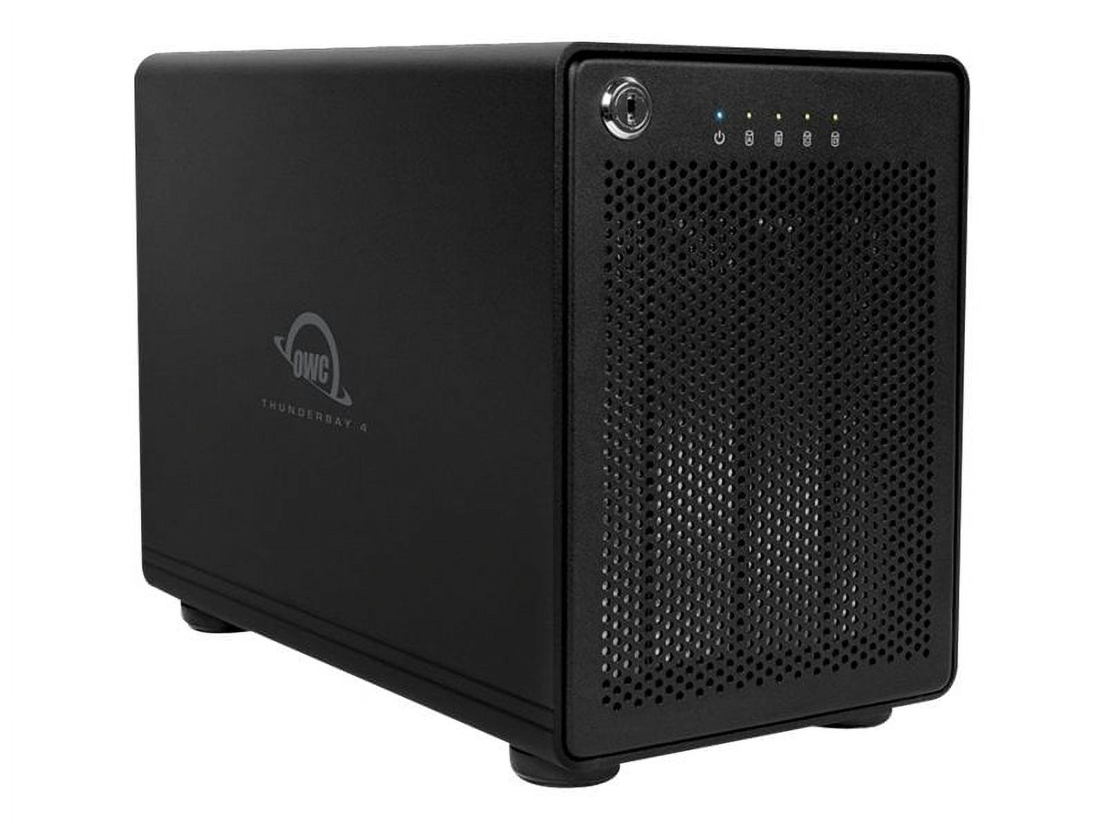 OWC ThunderBay 4 Drive Enclosure SATA/600, Thunderbolt 3 Host Interface Desktop, Black - Walmart.com