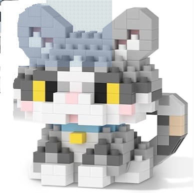OWIKOL Micro Mini Building Blocks Cat Series, Animals Model Toy Party ...