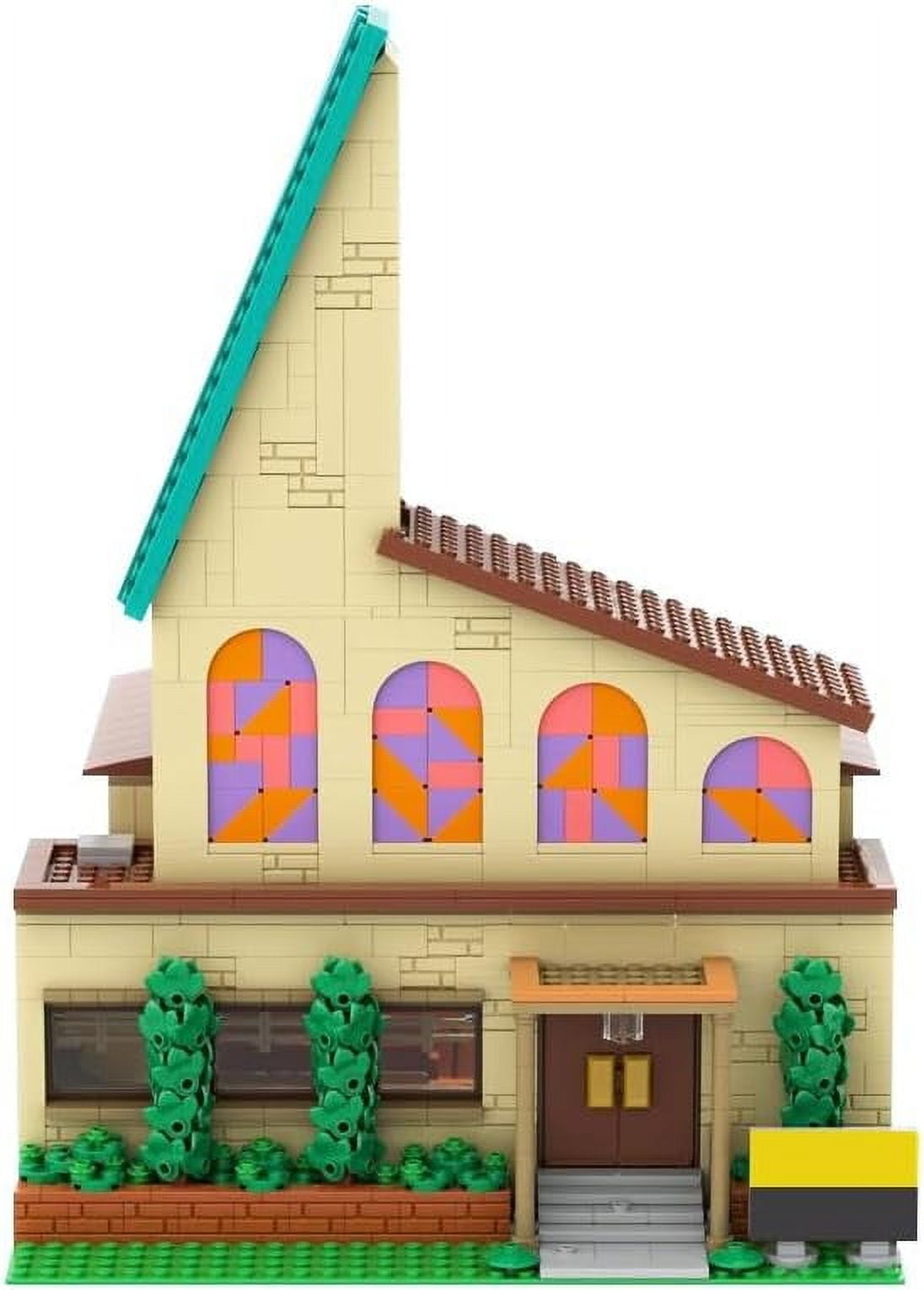 OWIKOL Springfield Church Building Blocks, Cartoon Architecture Modular ...