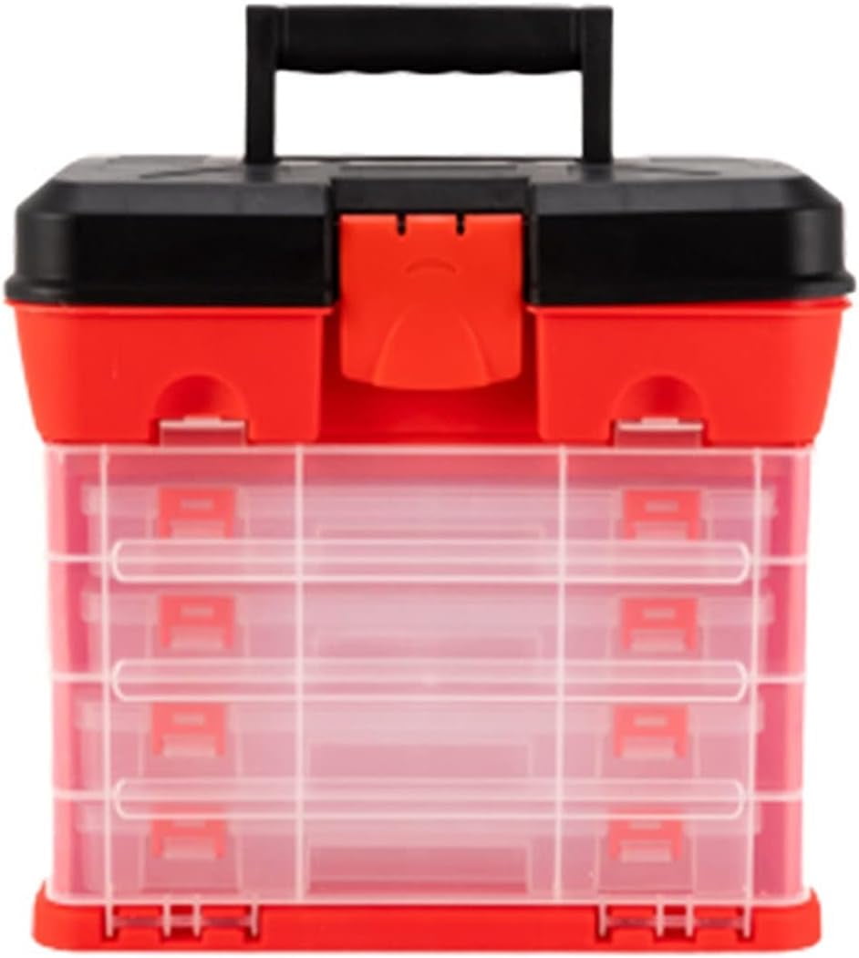 OWIKOL Tool Organizer Box/Toolbox 4 Layers Drawer Plastic Tool Box ...