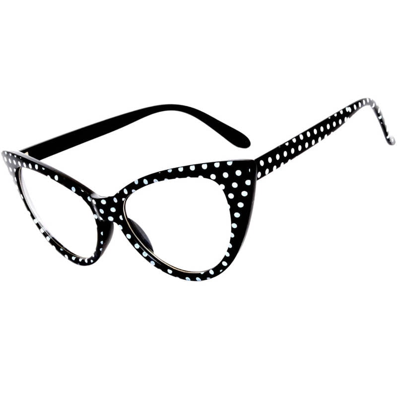 OWL Cat Eye Ladies Sunglasses Winged Frame Retro Vintage Glasses for ...
