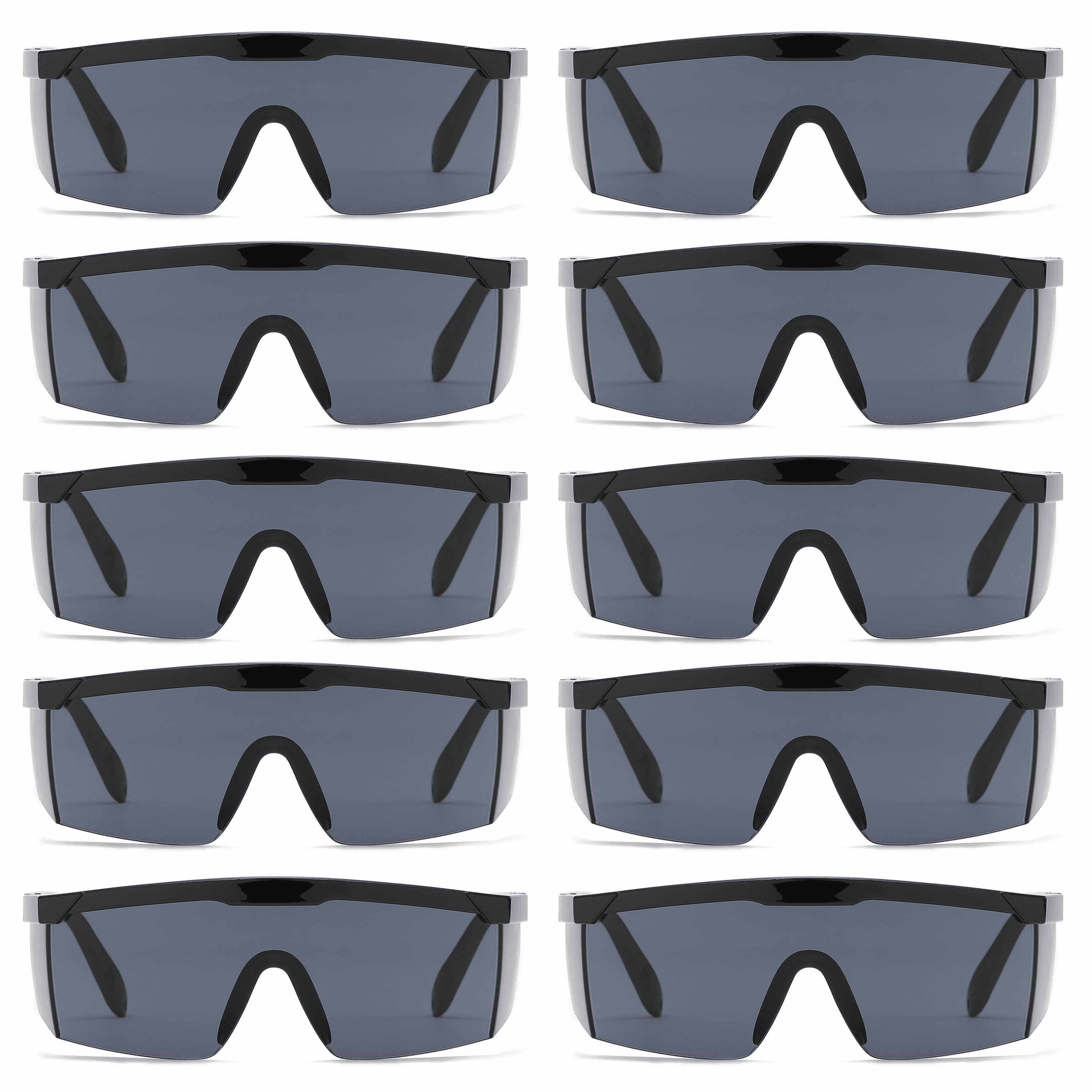 OWL Eye Protection Safety Glasses for Men- Clear Wraparound Lens No ...