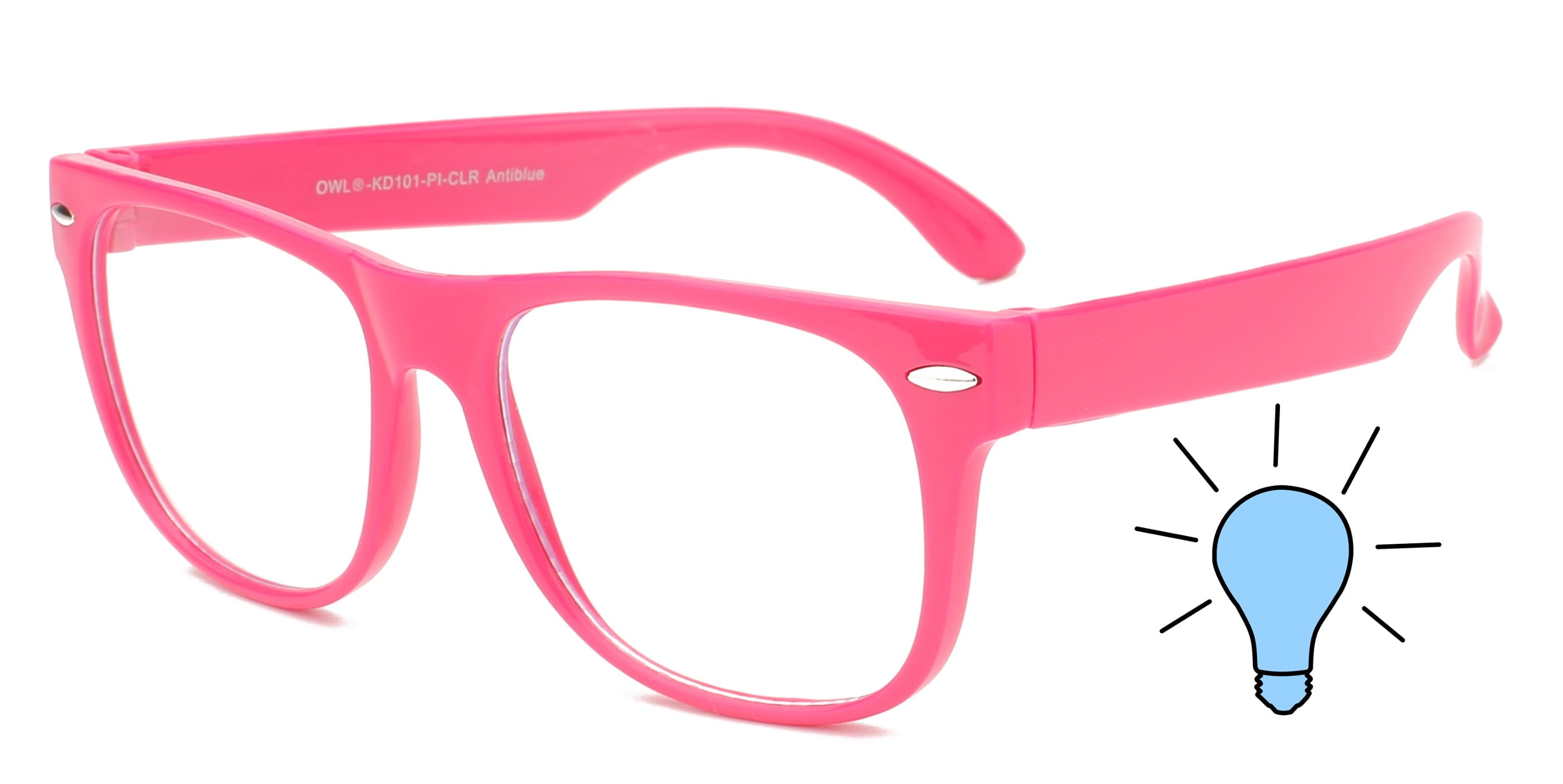 OWL Kids Retro Blue Light Glasses Computer Screen Time Specs Boys and ...