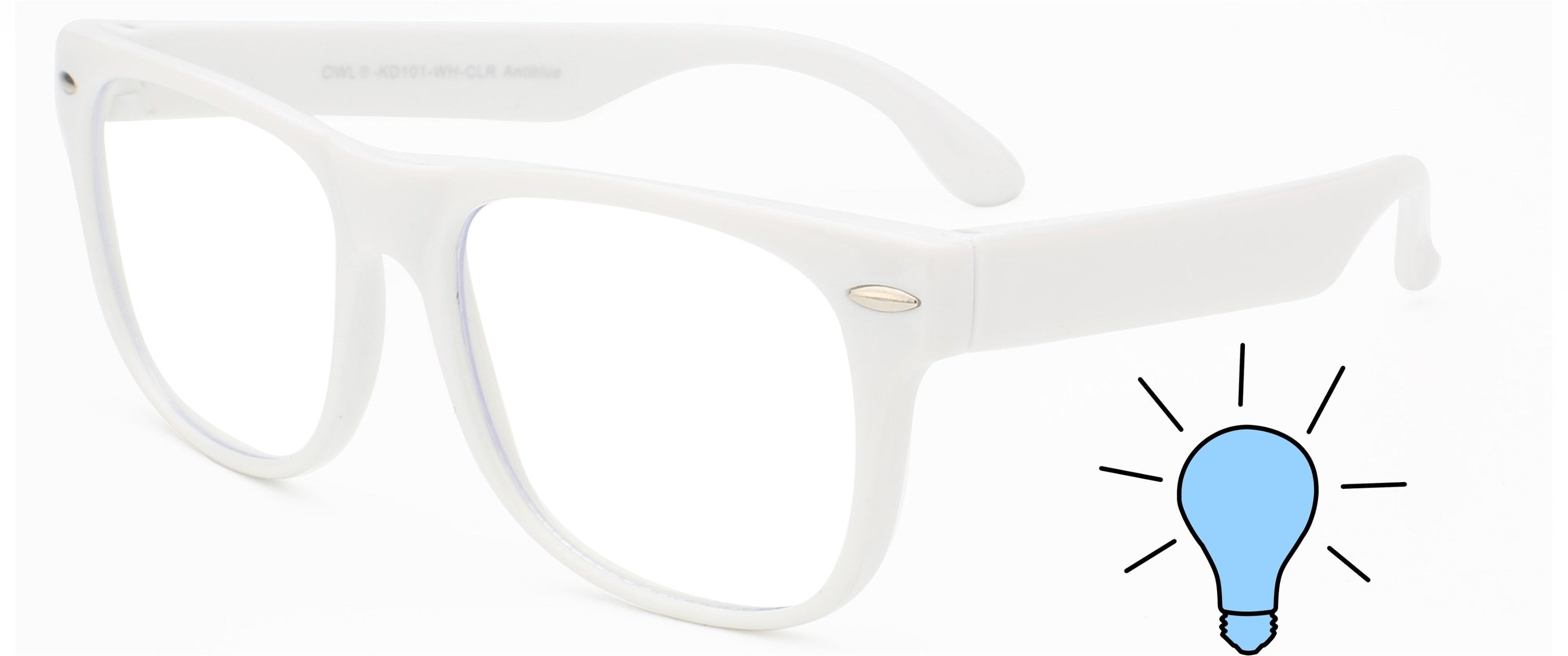 OWL Kids Retro Blue Light Glasses Computer Screen Time Specs Boys and ...