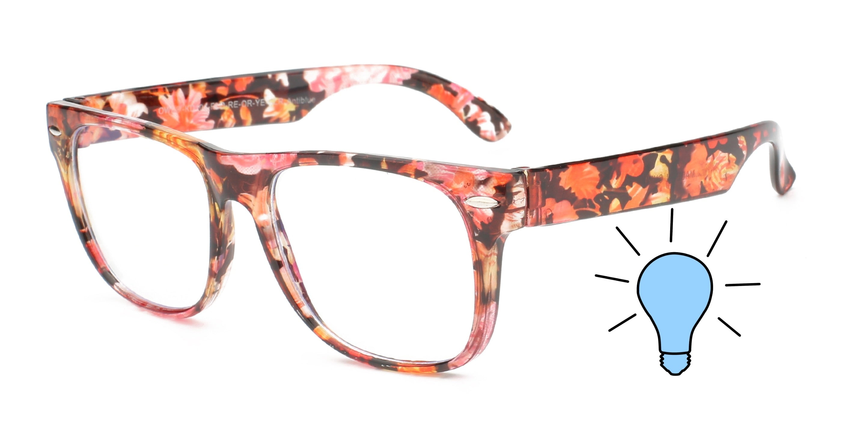 OWL Kids Retro Blue Light Glasses Computer Screen Time Specs Boys and ...