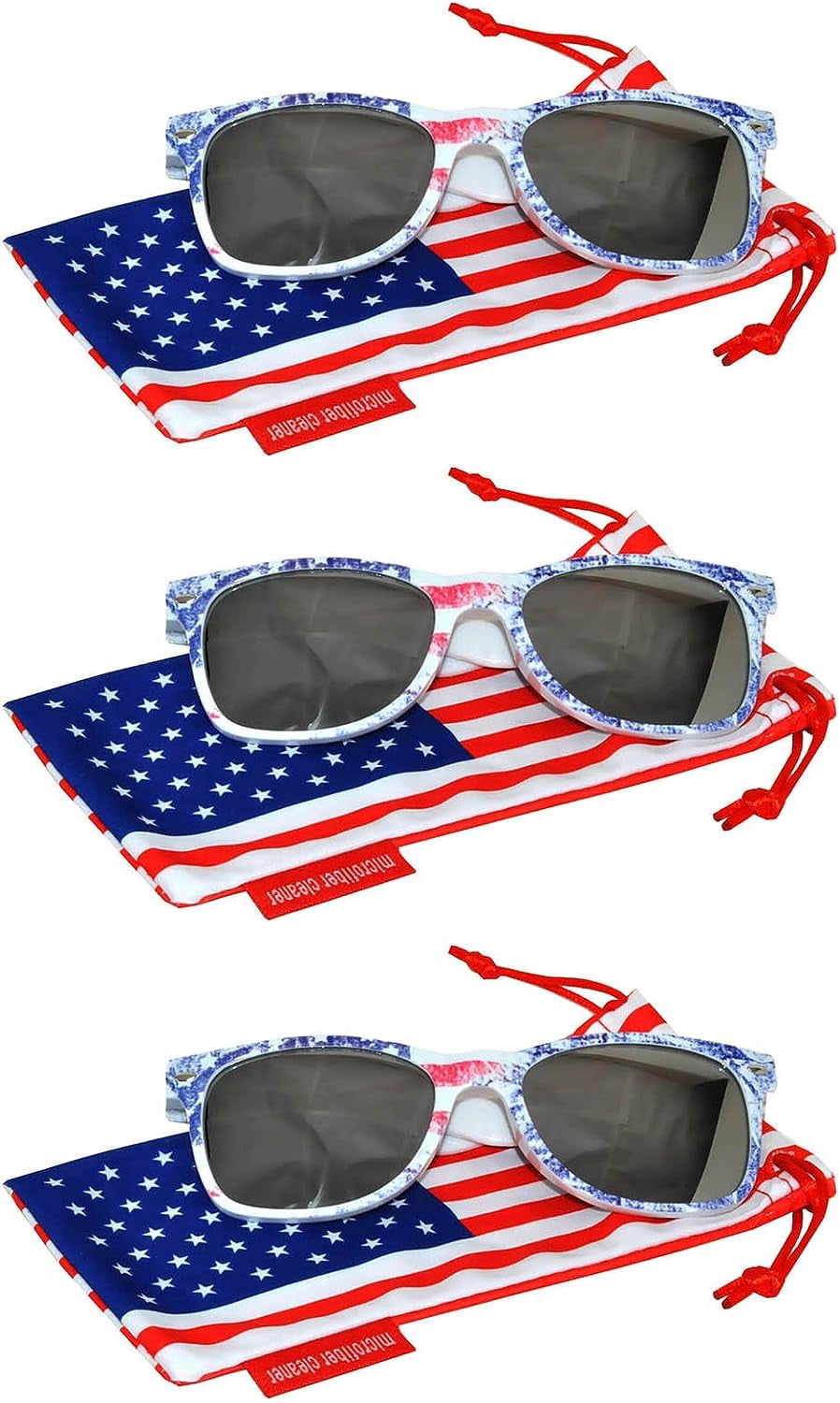 OWL Patriotic Sunglasses for Men Women UV400 Protection American Flag ...