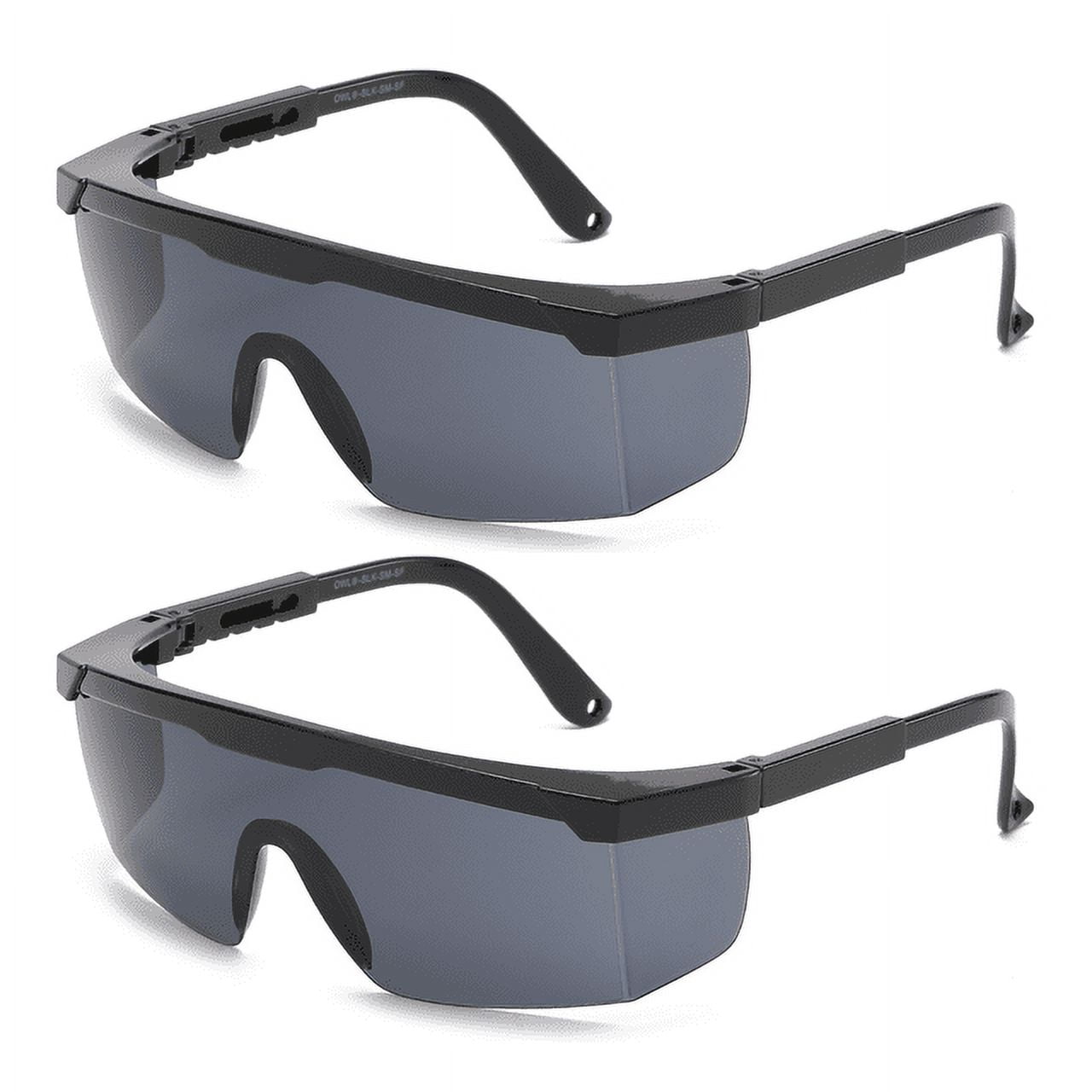 OWL Side Fit Safety Glasses for Men, Adjustable Temples Wide-Vision ...