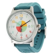 Boys' Clear Plastic Time Teacher Watch, Reversible Blue and Black ...