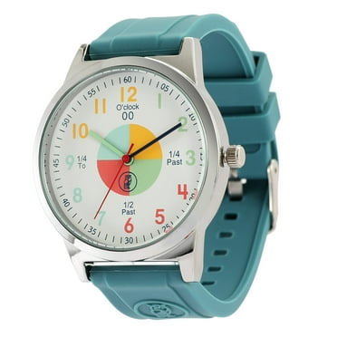 Kids Analog Watch Boys Girls Learning Time Watches with Silicone Band ...