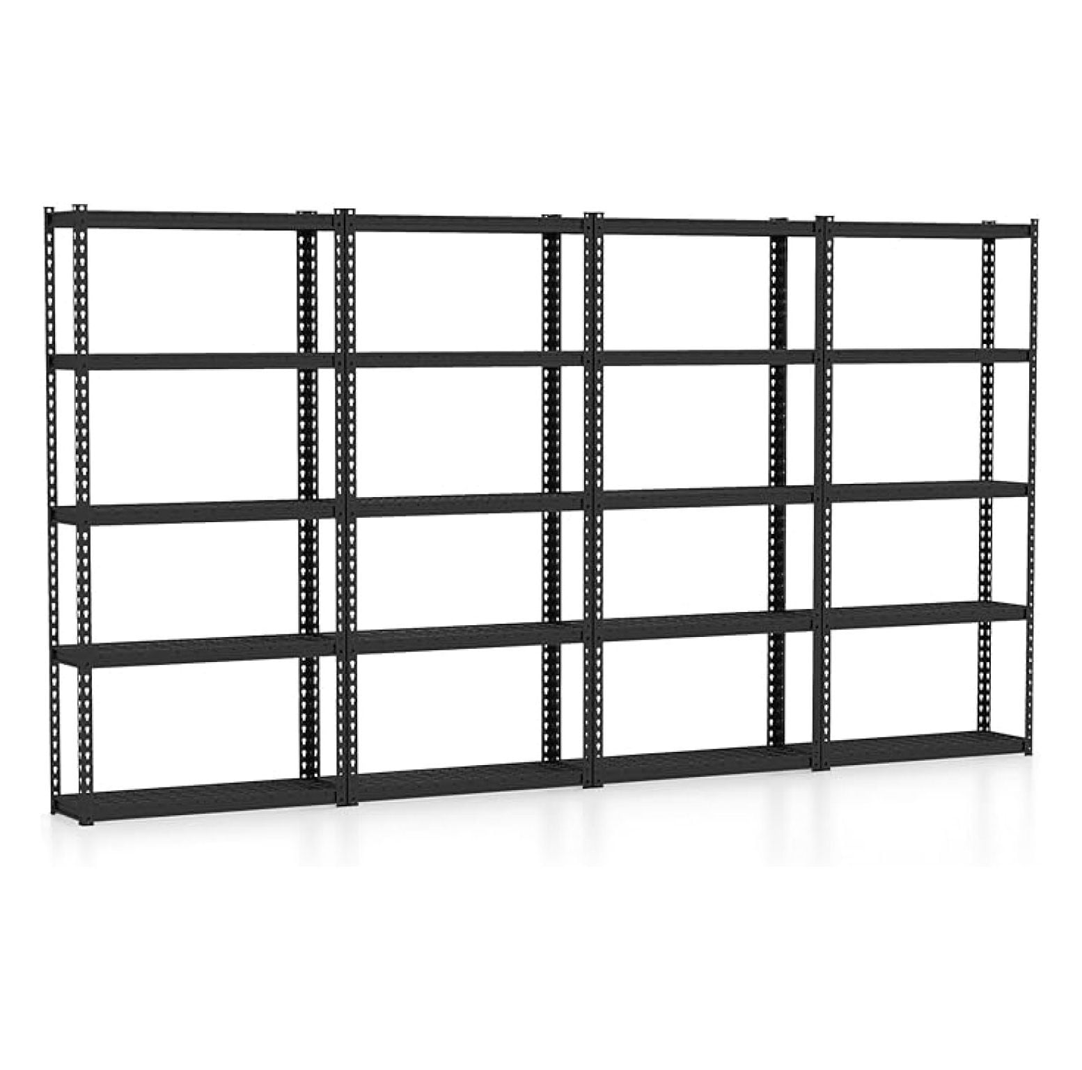 OWNEN 5-Tier Metal Shelving Unit, 4 Pack Heavy Duty Wire Storage Rack ...
