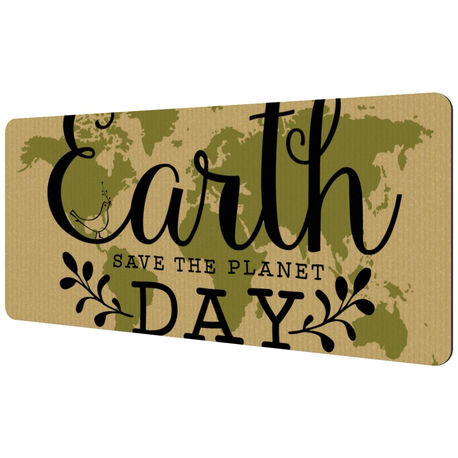 OWNHE Earth Day April 22 Save the Planet Vintage World Map Pattern ...