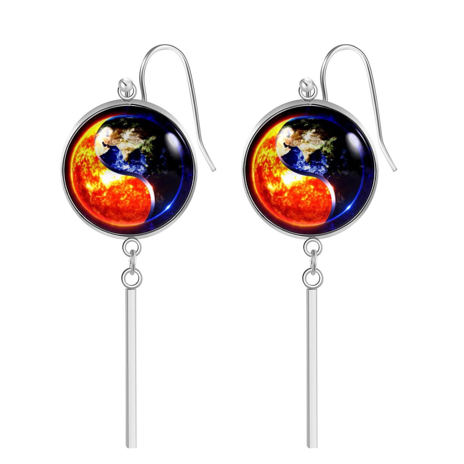 OWNMEMORY 3D Yin Yang Sun Earth Pattern Elevate Your Style with ...