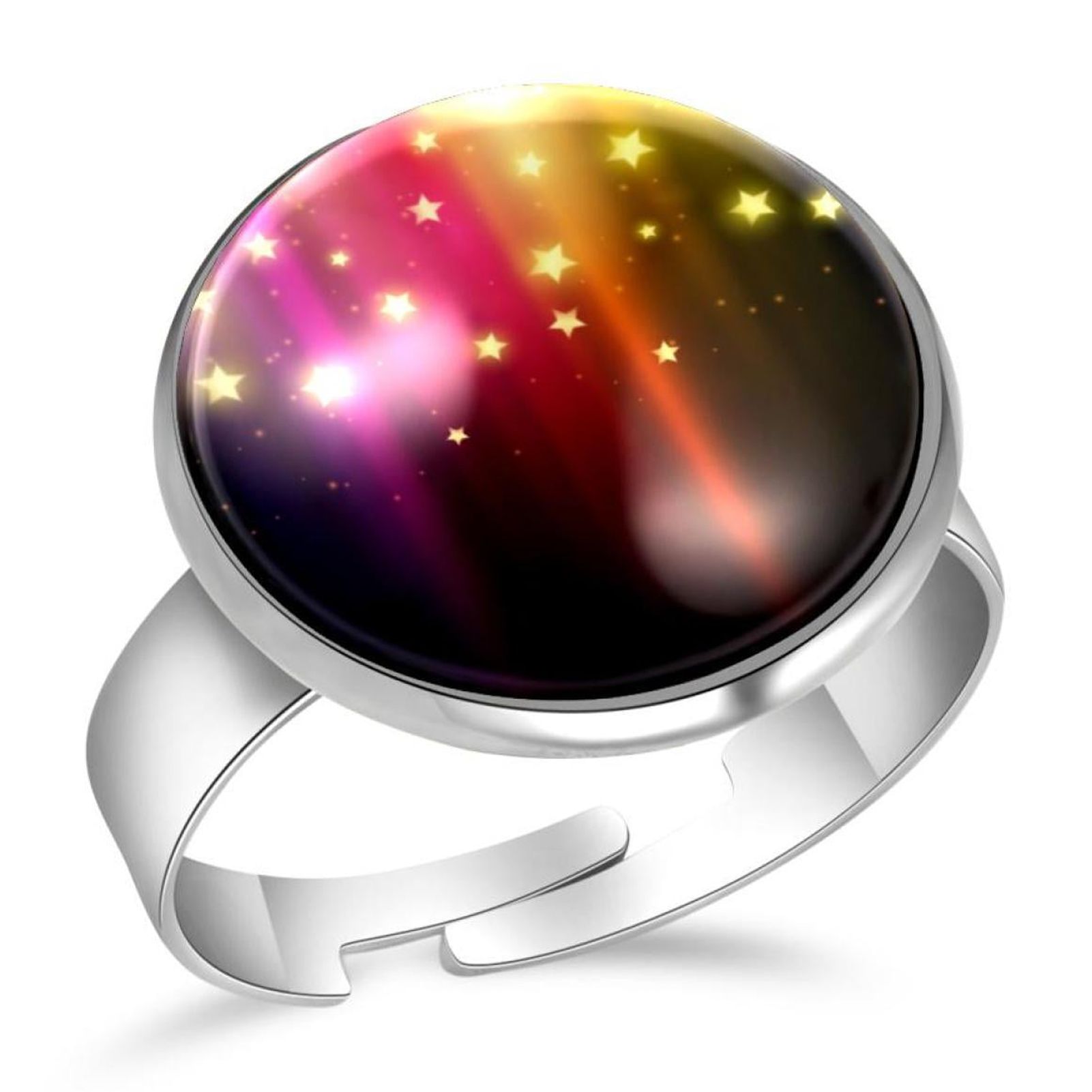 OWNMEMORY Background of Colorful Stars Pattern Stainless Steel ...