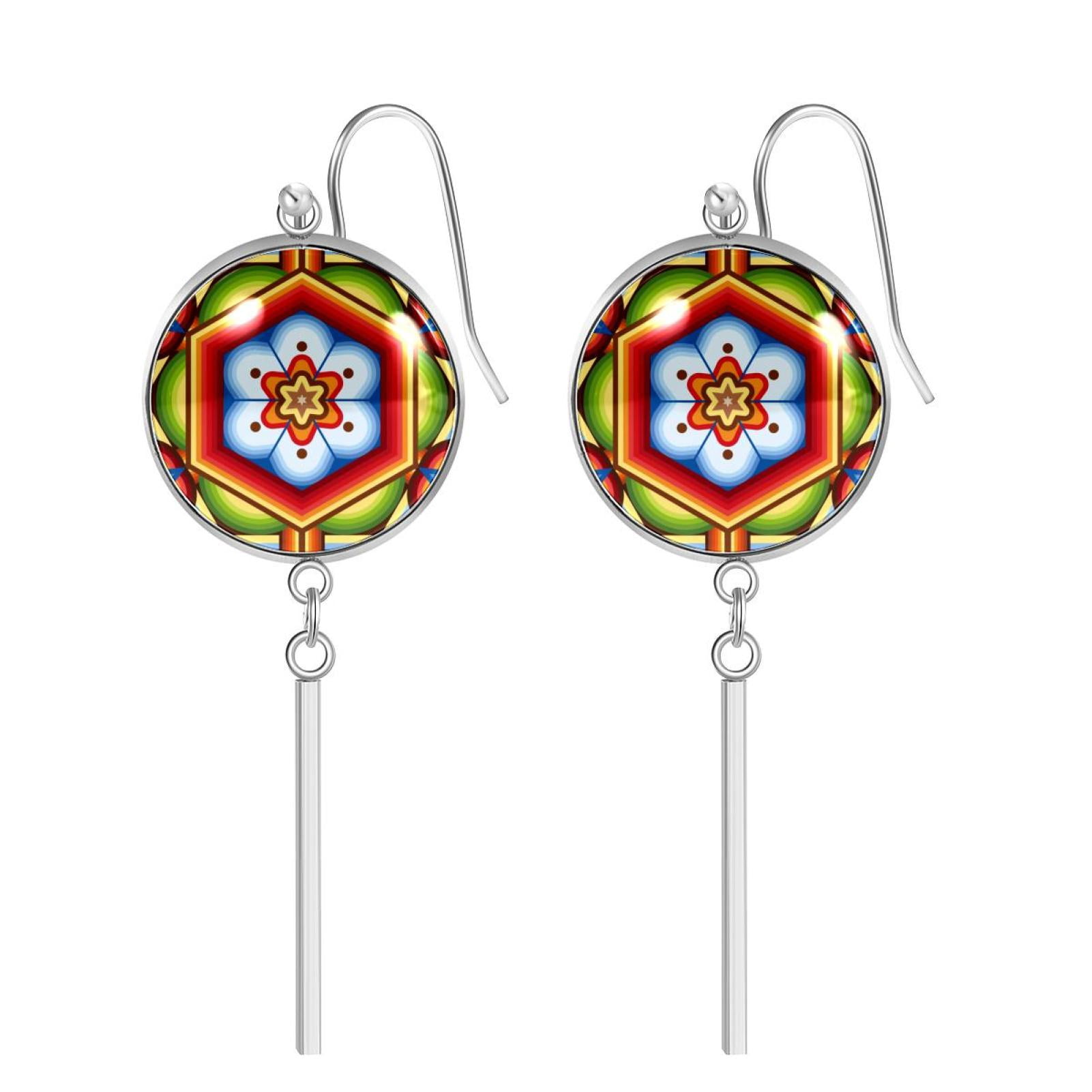 OWNMEMORY Colorful Huichol Pattern, Pattern Elevate Your Style ...