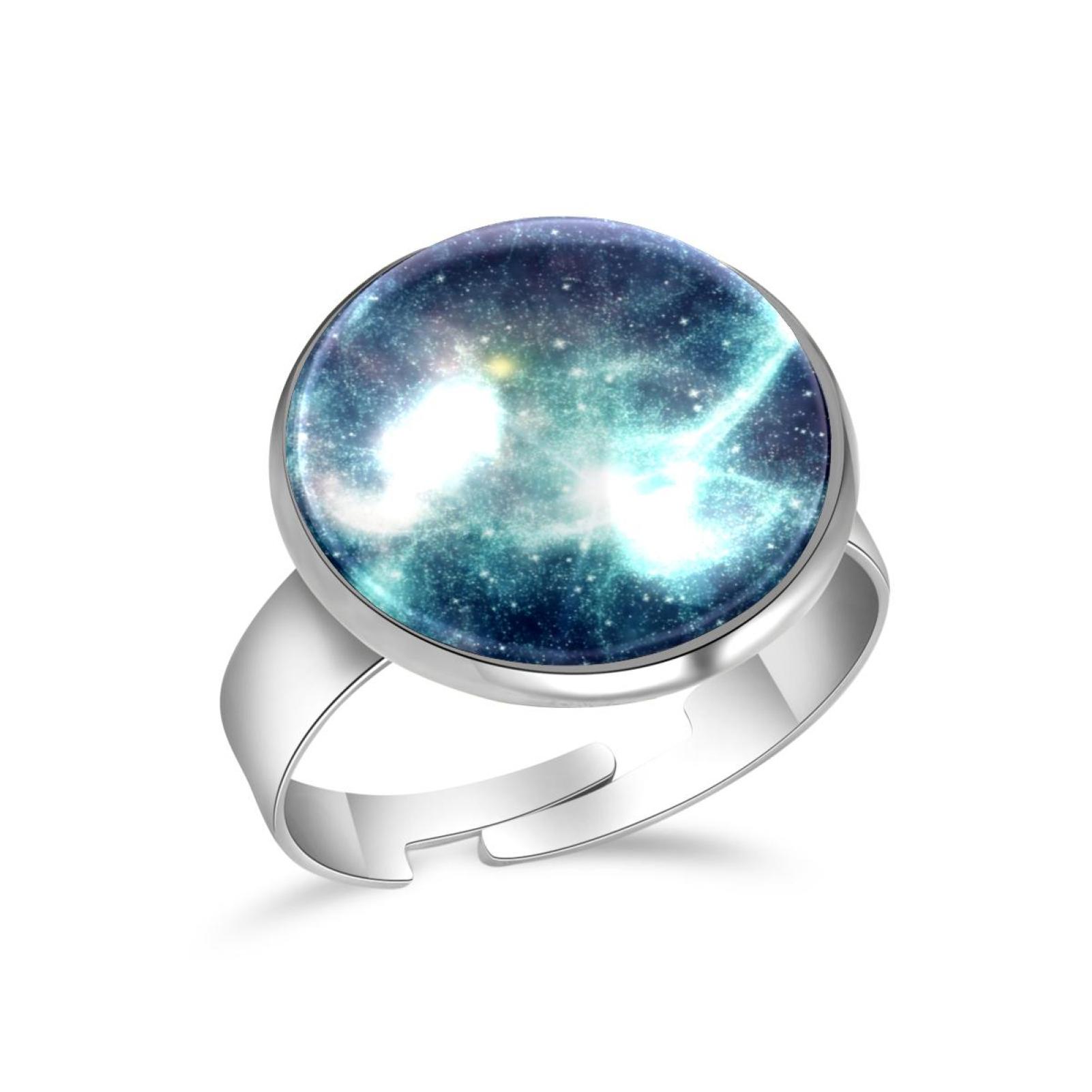 OWNMEMORY Fantastic Sky Pattern Pattern Stainless Steel Adjustable ...