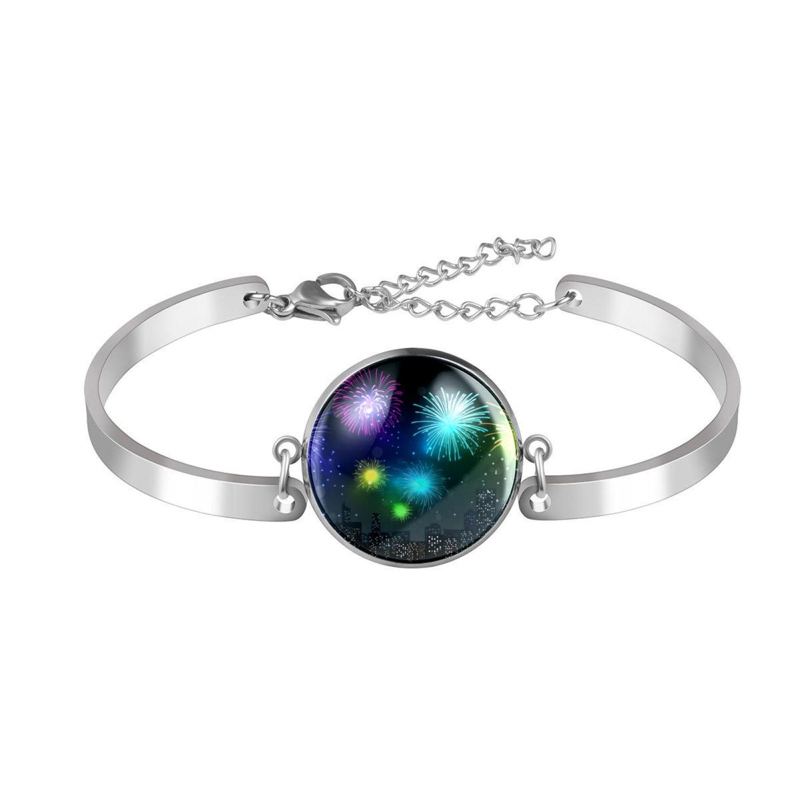 OWNMEMORY Fireworks Sparklers on City Night Scene Pattern Adjustable ...