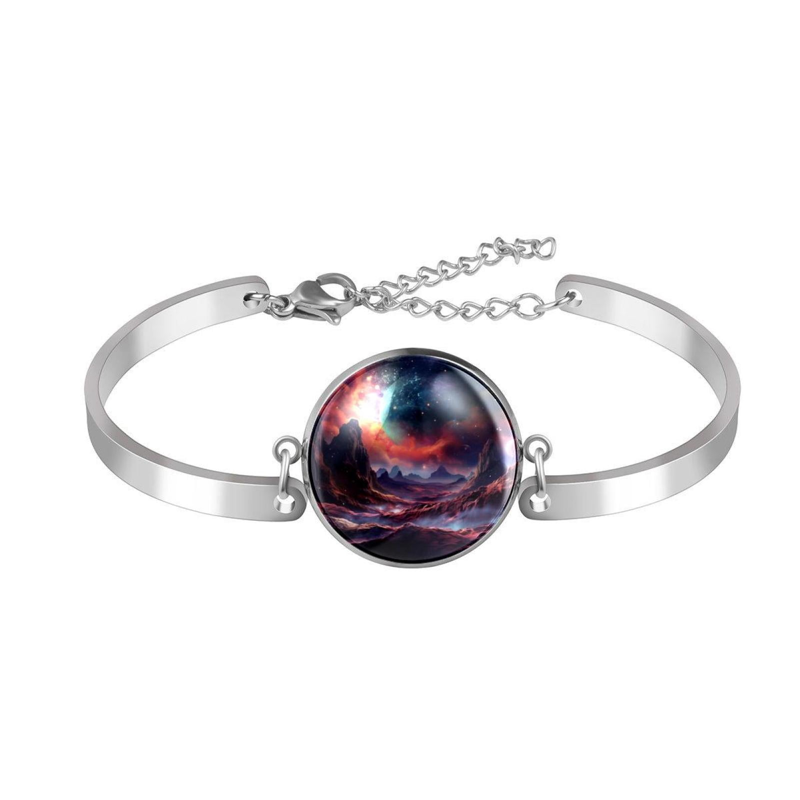 OWNMEMORY Galactic Space Pattern, Pattern Adjustable Stainless Steel ...