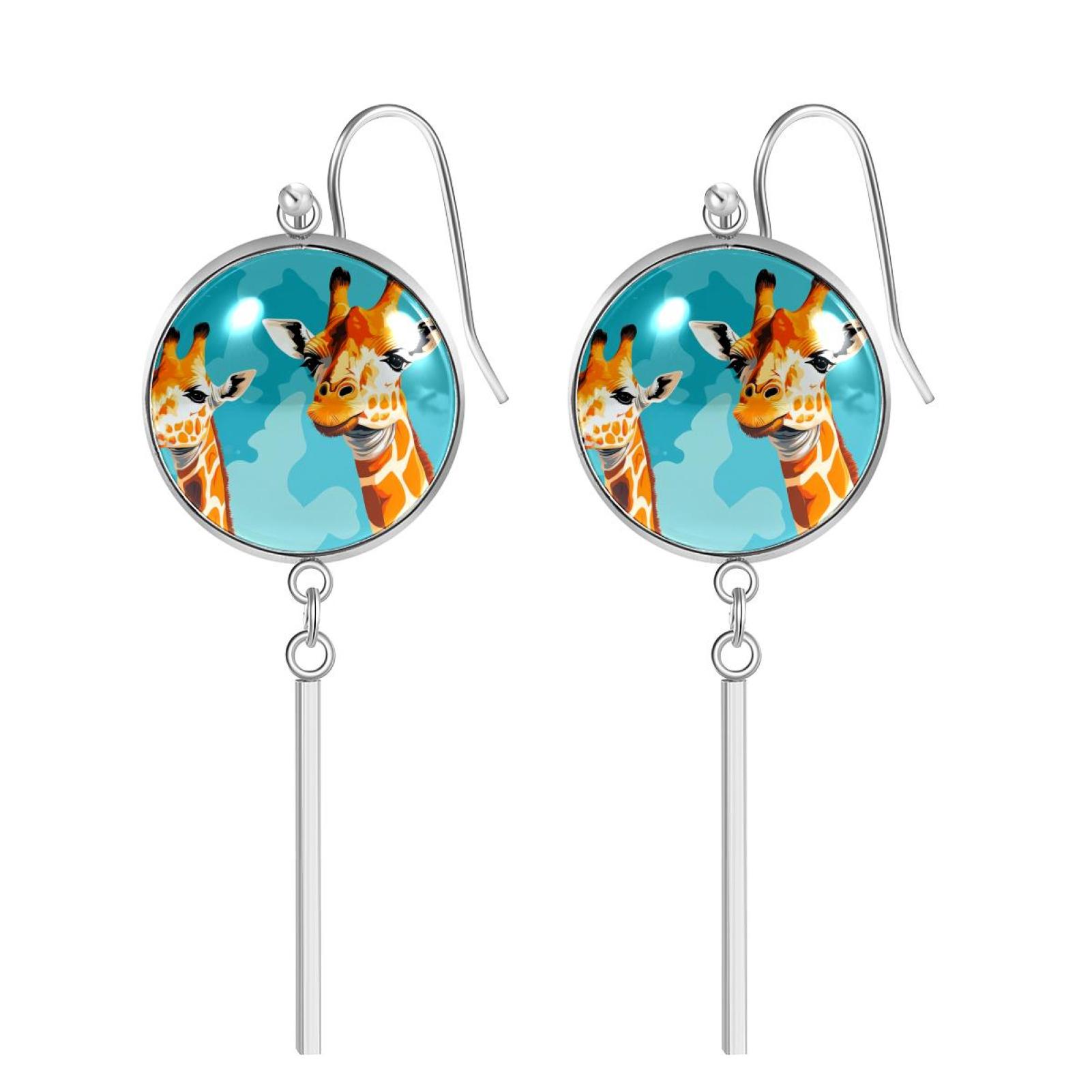 OWNMEMORY Giraffe Pattern, Elevate Your Style: Discover Unique Earring ...