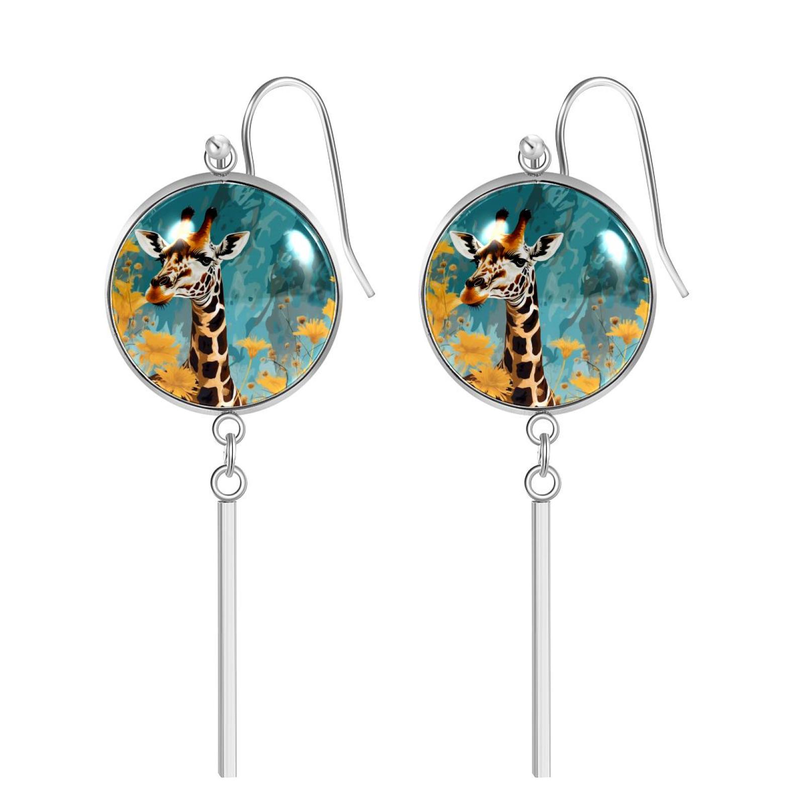 OWNMEMORY Giraffe Pattern, Elevate Your Style: Discover Unique Earring ...