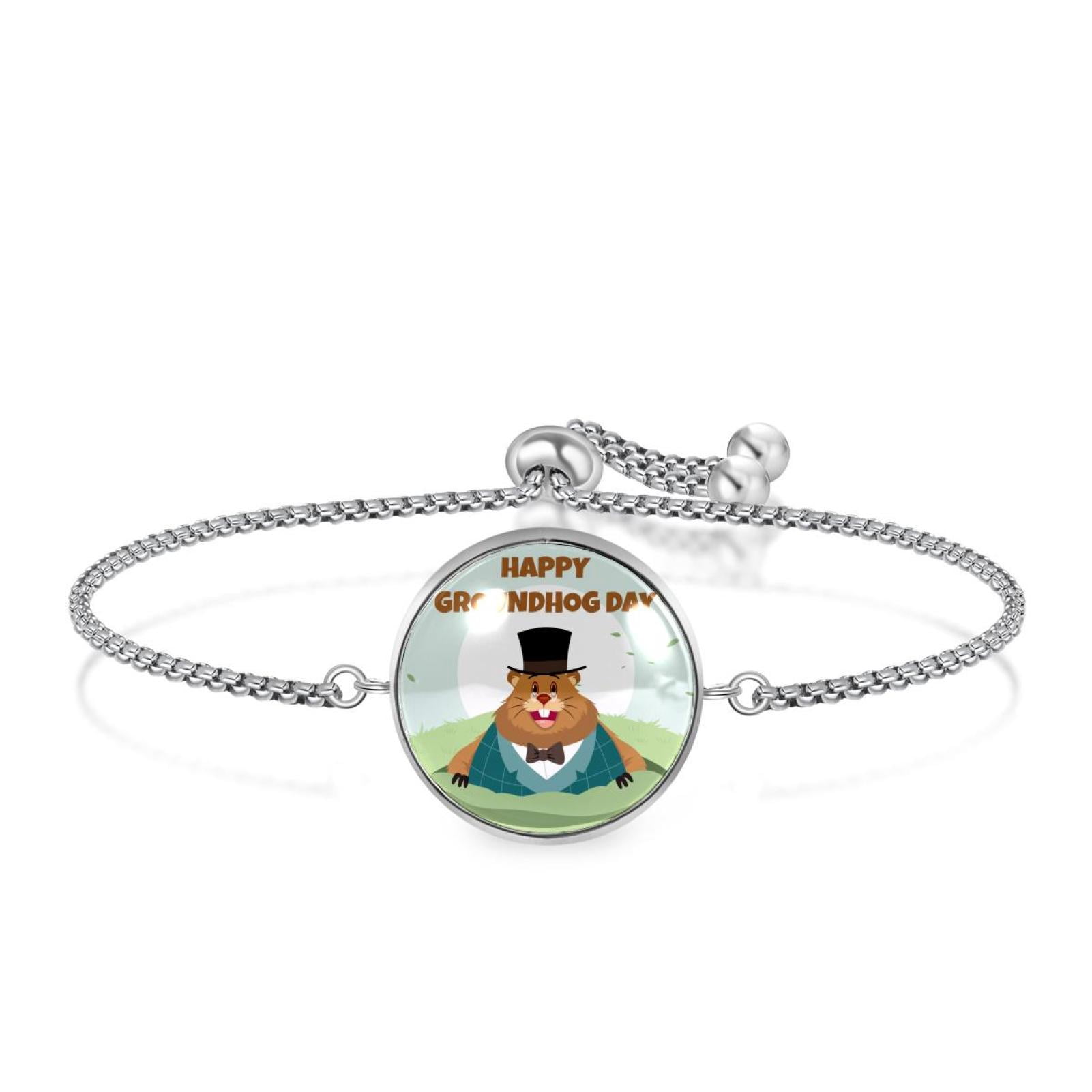 OWNMEMORY Ground Hog Day Celebration Premium Stainless Steel Pattern ...