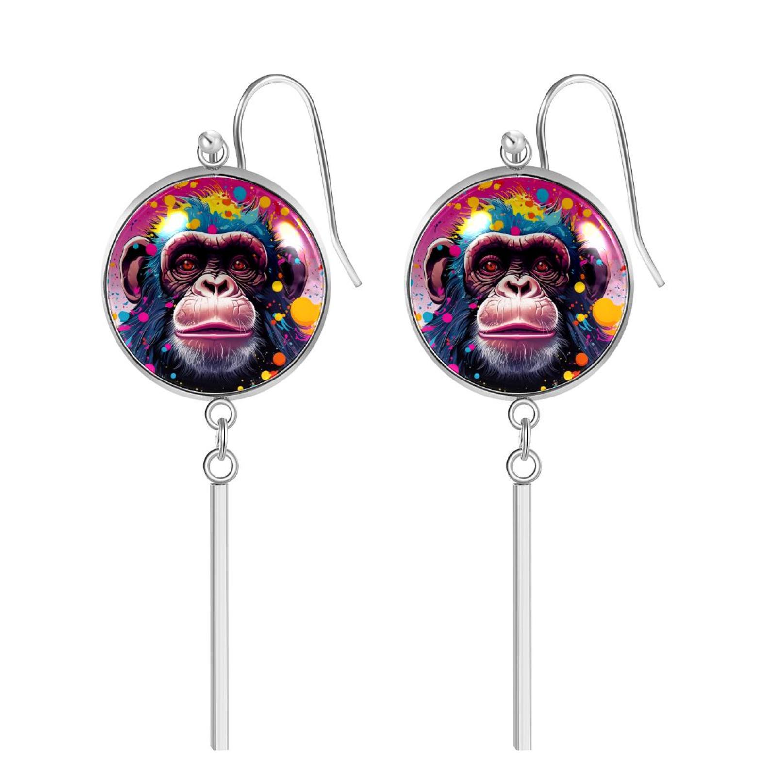 OWNMEMORY Monkey Pattern, Elevate Your Style: Discover Unique Earring ...