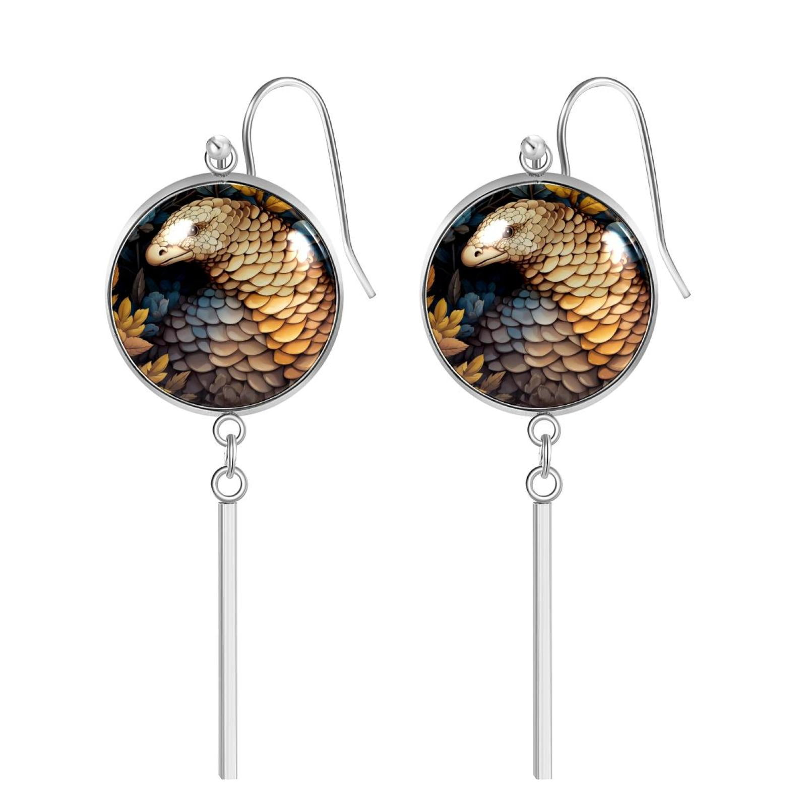 OWNMEMORY Pangolin Pattern, Elevate Your Style: Discover Unique Earring ...