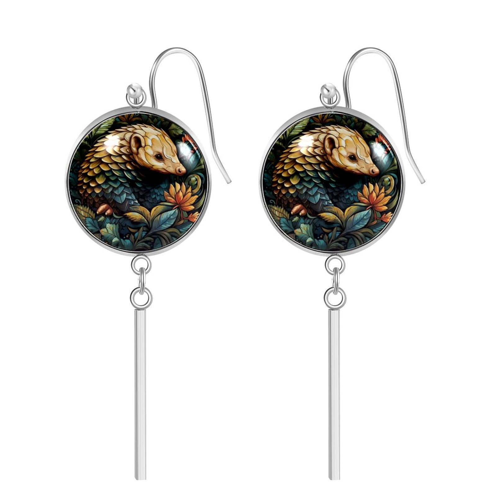 OWNMEMORY Pangolin Pattern, Elevate Your Style: Discover Unique Earring ...