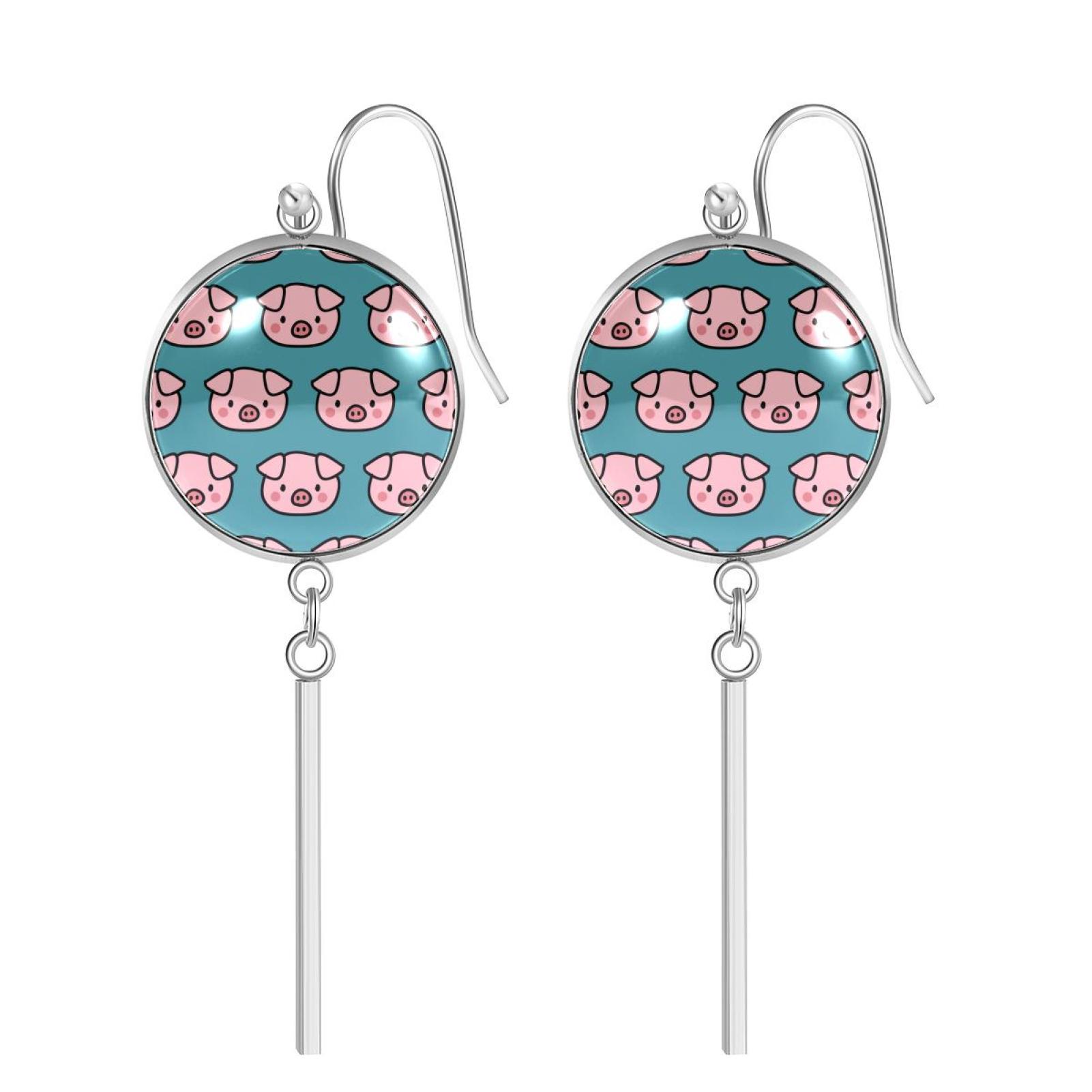 OWNMEMORY Pig Blue Animal Pattern, Pattern Elevate Your Style: Discover ...