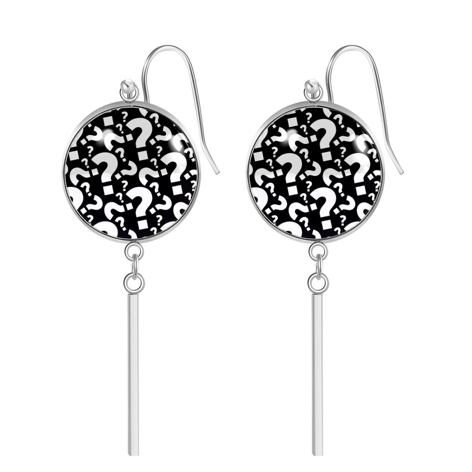 OWNMEMORY Question Mark Black Pattern, Pattern Elevate Your Style ...