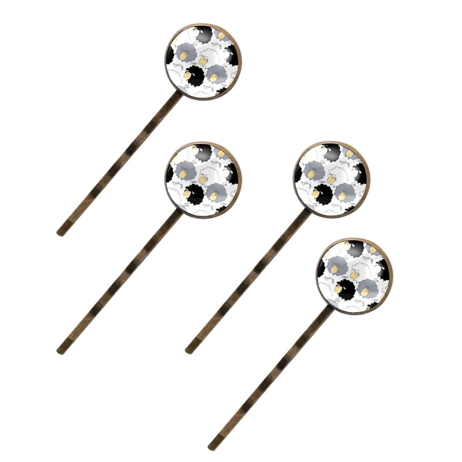 OWNMEMORY Sheep Animal Pattern Antique Bronze Hairpins: Keep Your ...
