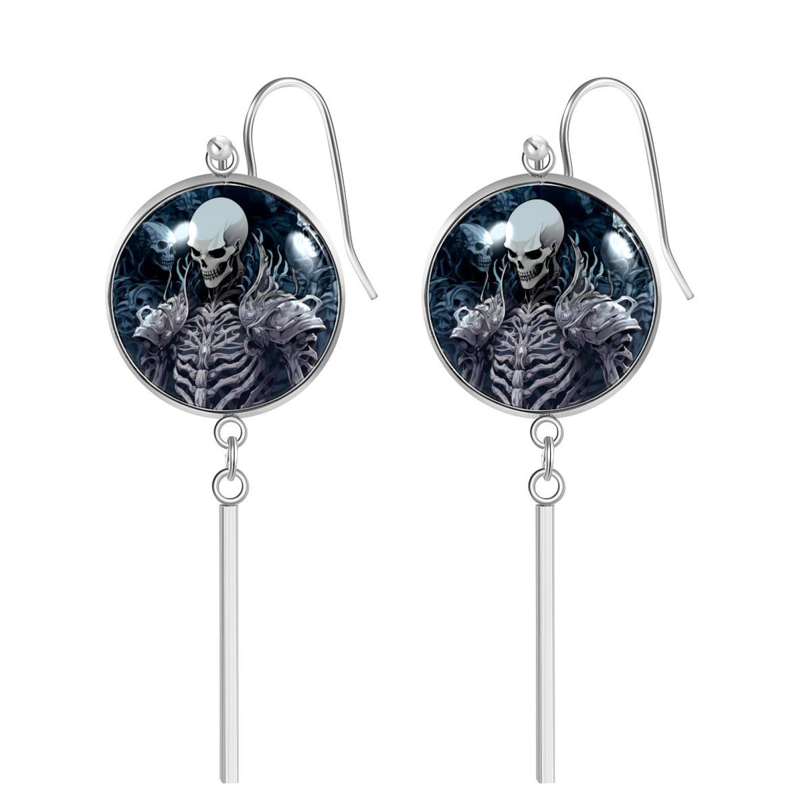 OWNMEMORY Skeleton Pattern, Elevate Your Style: Discover Unique Earring ...